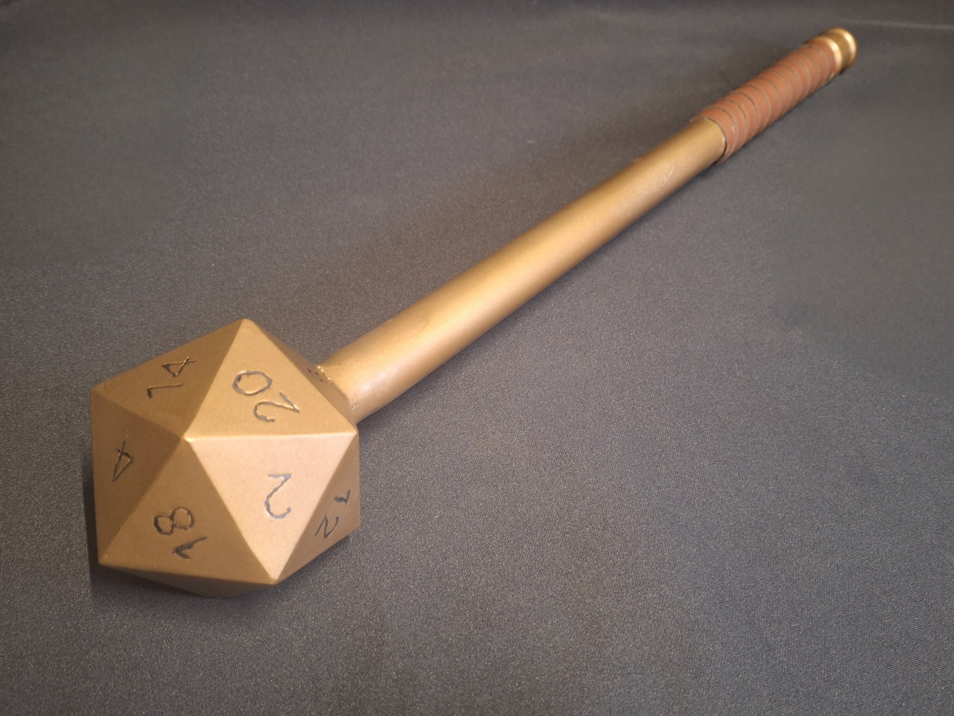 D20 mace – mandometalsmith