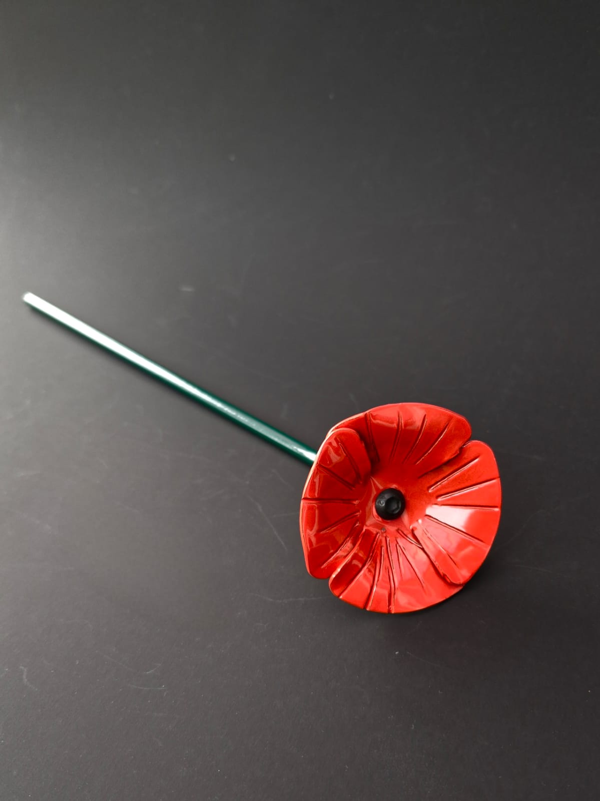 Single steel Poppy – mandometalsmith