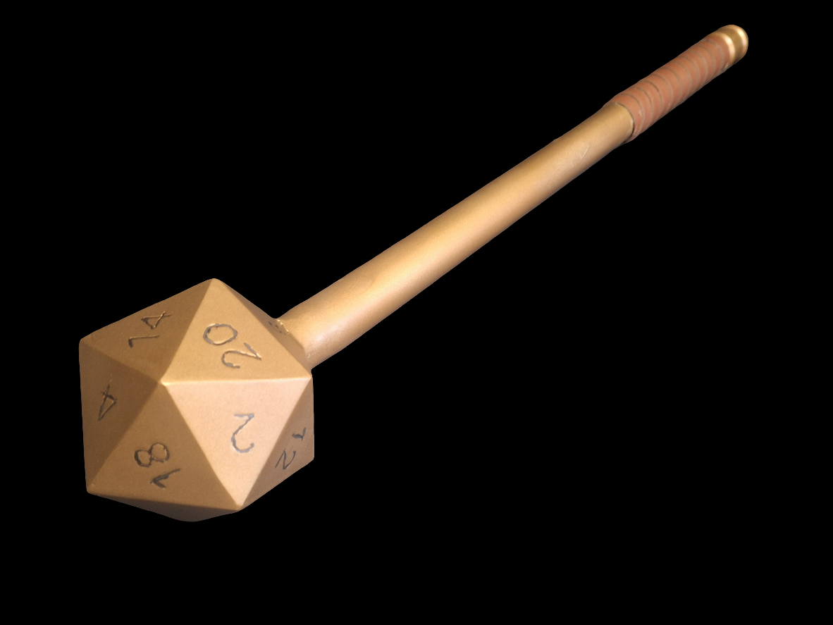 D20 mace – mandometalsmith
